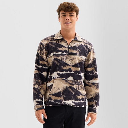 Click here for Arizona Mens Long Sleeve Sherpa Quarter-Zip Pullov... prices