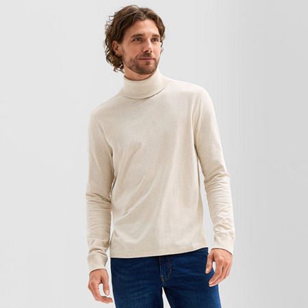 Click here for mutual weave Mens Long Sleeve Regular Fit Turtlene... prices