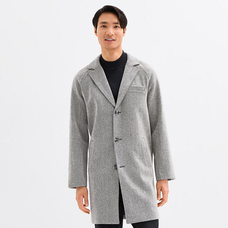 Click here for J. Ferrar Mens Midweight Topcoat Coat  Small  Blac... prices