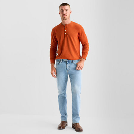 Click here for mutual weave Mens Straight Leg Relaxed Fit Jean  3... prices