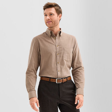 Click here for Stafford Corduroy Mens Long Sleeve Regular Fit But... prices