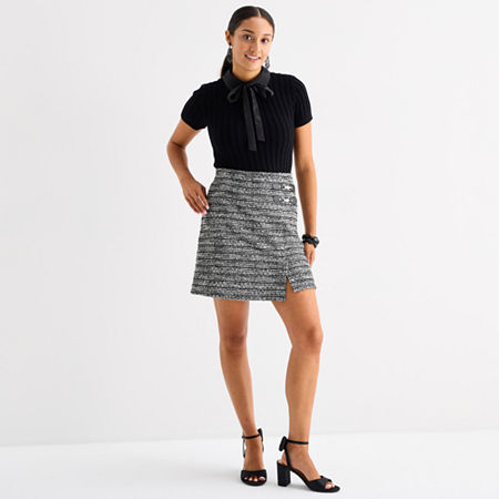 Click here for by&by Womens Juniors Mid Rise A-Line Skirt  X-smal... prices