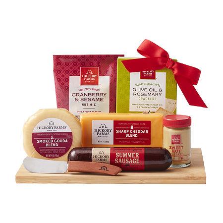 Hickory Farms Gourmet Cheeseboard Gift Set  8 Piece