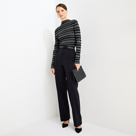 Click here for Worthington Womens Straight Trouser  6 Petite  Bla... prices