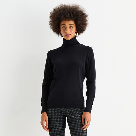 Click here for Worthington Womens Turtleneck Long Sleeve Pullover... prices
