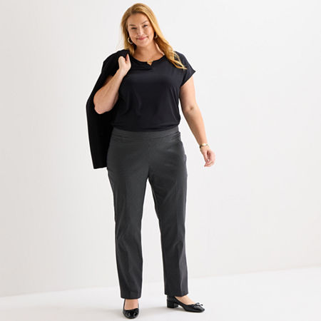 Click here for Liz Claiborne Lisa Womens Straight Mid Rise Pull-O... prices