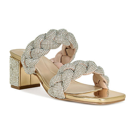 Click here for IZZY by AZALEA WANG Viveza Womens Square Open Toe... prices