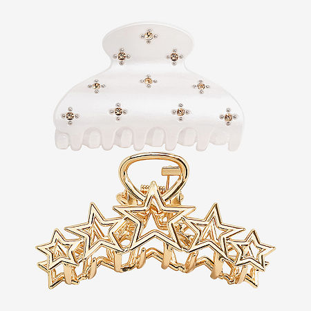 Click here for Bijoux Bar Gold Tone 2-pc. Hair Clip  One Size  Ye... prices