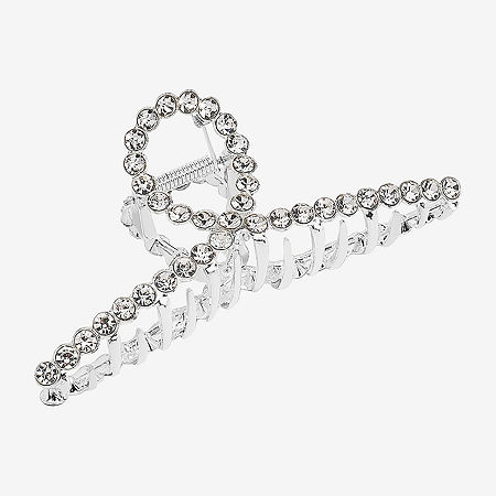 Click here for Bijoux Bar Silver Tone Hair Clip  One Size  Silver prices