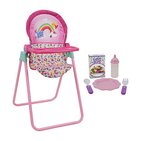 Click here for Baby Alive Highchair Set Baby Play  One Size  Pink prices