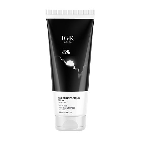 Igk Hair Color Depositing Mask - Pitch Black