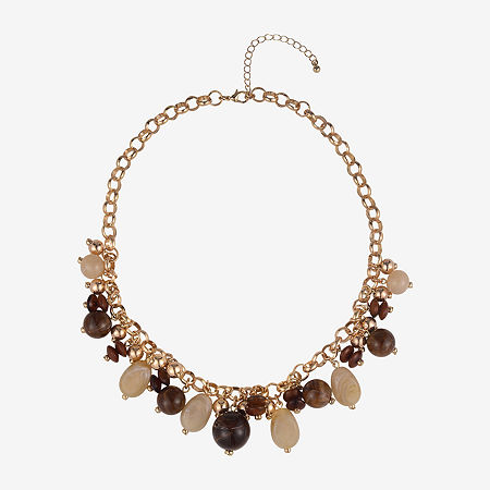Click here for Mixit Gold Tone Womens 18 Inch Statement Necklace... prices