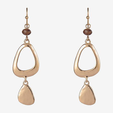 Click here for Mixit Gold Tone Womens Drop Earrings  One Size  Br... prices