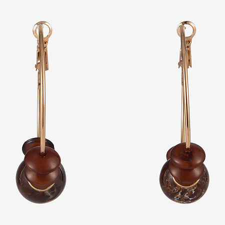 Click here for Mixit Gold Tone Womens 51.4mm Hoop Earrings  One S... prices