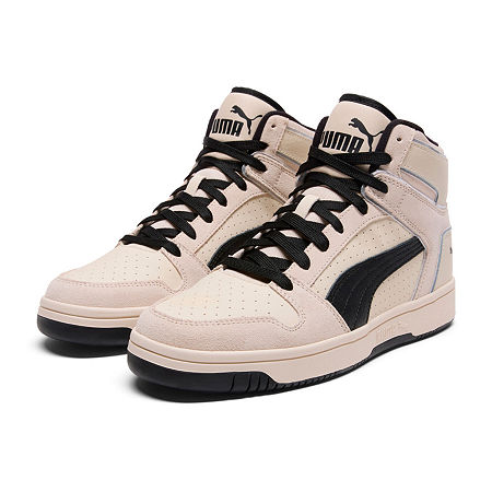 Click here for PUMA Rebound Layup Suede Piping Mens Basketball Sh... prices