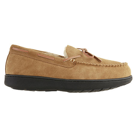 Click here for Isotoner Mens Moccasin Slippers  X-large  Beige prices