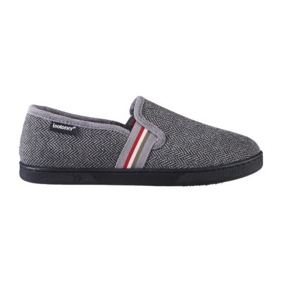Isotoner Mens Slip-On Slippers, Color: Ash - JCPenney