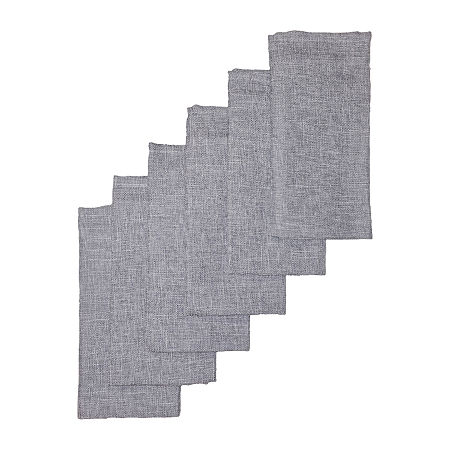Laura Ashley Harper 18x 6 Napkin  Set of 6 - Gray