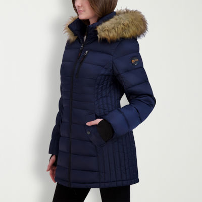 Hfx Womens Removable Hood Heavyweight Puffer Jacket | Plaza Las Americas