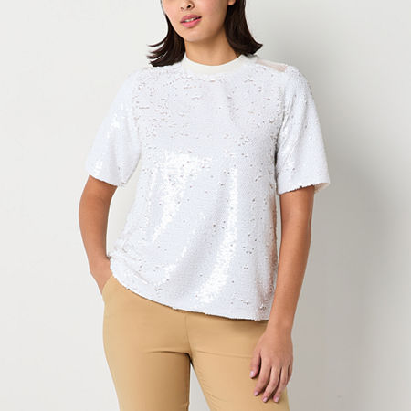 Click here for 52seven Womens Crew Neck Short Sleeve T-Shirt  X-l... prices