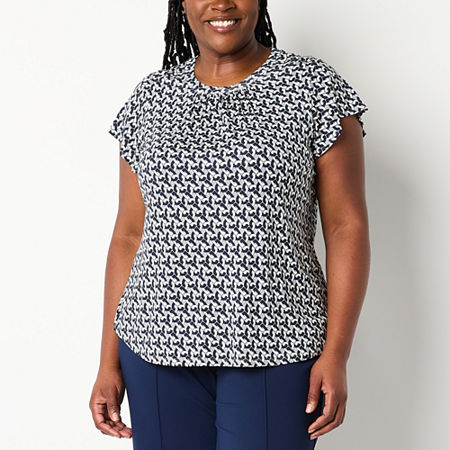 Click here for Liz Claiborne Womens Plus Crew Neck Short Sleeve B... prices