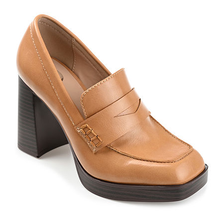 Click here for Journee Collection Ezzey-Wd Womens Square Closed T... prices
