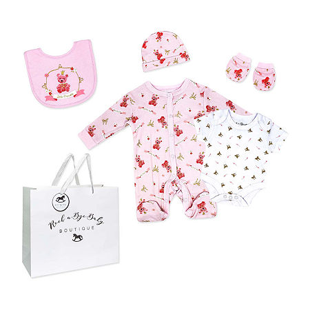 Click here for 3 Stories Trading Company Baby Girls 5-pc. Baby Cl... prices