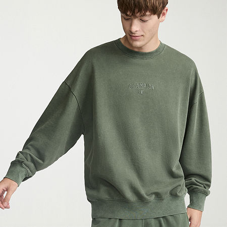 Click here for Champion French Terry Mens Crew Neck Long Sleeve S... prices