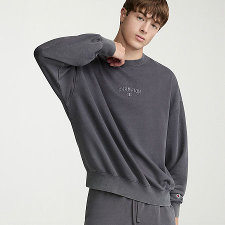 Click here for Champion French Terry Mens Crew Neck Long Sleeve S... prices