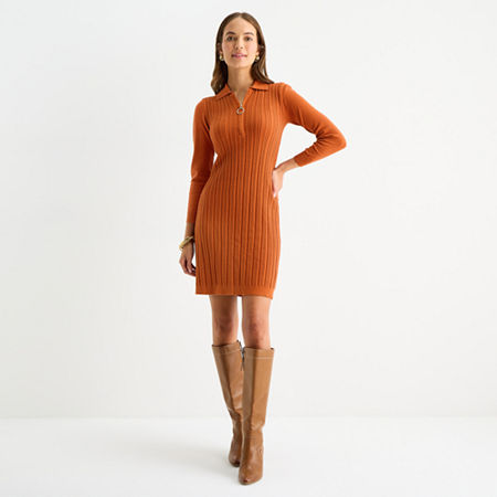 Click here for Robbie Bee Womens Petite Long Sleeve Rib Knit Swea... prices
