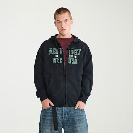 Click here for AEROPOSTALE Mens Zipper Hoodie  Small  Black prices