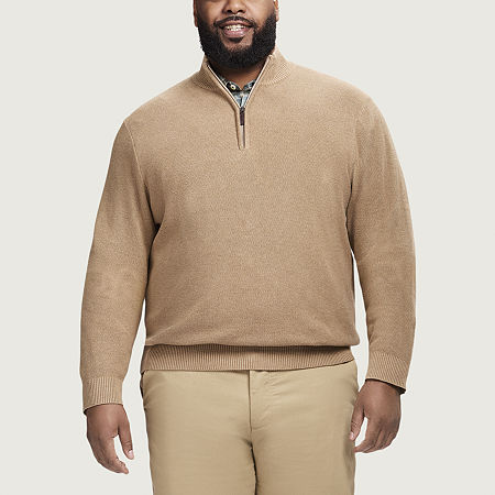 IZOD Honeycomb Big and Tall Mens Long Sleeve Pullover Sweater  4x-large  Beige