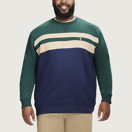 Click here for IZOD Advantage Performance Colorblock Mens Crew Ne... prices