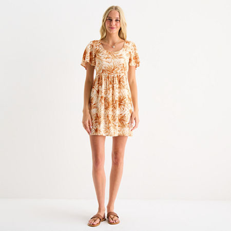 Click here for Hurley Womens Short Sleeve Floral Juniors Fit + Fl... prices