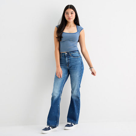 Click here for Arizona Womens High Rise Bootcut Jean  12  Blue prices