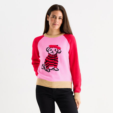 Click here for St. Johns Bay Womens Crew Neck Long Sleeve Pullove... prices