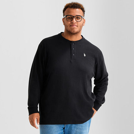 Click here for U.S. Polo Assn. Mens Henley Neck Long Sleeve Embro... prices