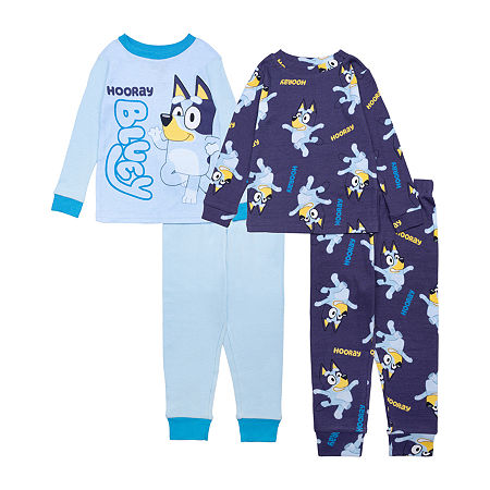Click here for Toddler Boys Bluey Crew Neck Long Sleeve 4-pc. Paj... prices