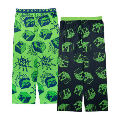 Big Kid Boys Minecraft 2-pc. Pajama Sets, Color: Green - JCPenney