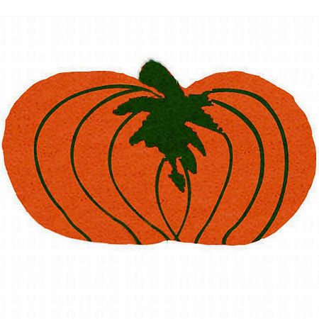 Click here for Pumpkin Shape Doormat - 18X30  One Size  Orange prices