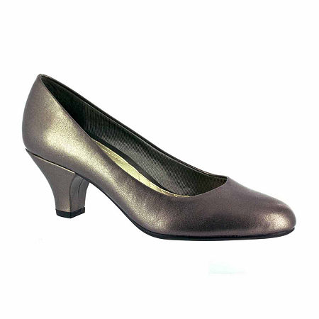 Click here for Easy Street Fabulous Womens Round Cone Heel Pumps... prices
