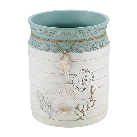 Click here for Avanti Farmhouse Shell Textured Resin Wastebasket... prices