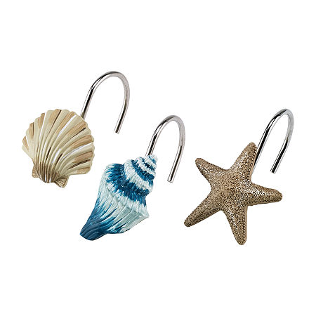 Click here for Avanti Blue Lagoon Ombre Seashells 12-Pc. Shower C... prices