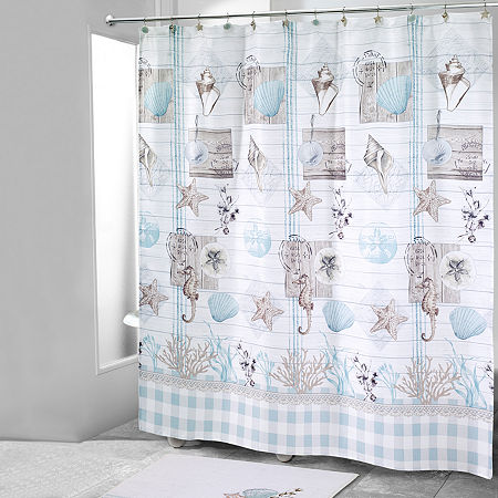 Click here for Avanti Farmhouse Shell Printed Shower Curtain  72... prices