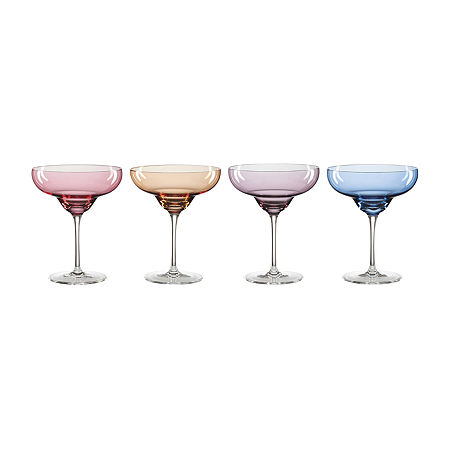 Click here for Oneida True Colors Margarita Glasses  Set of 4 - M... prices