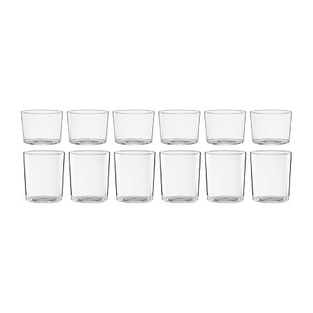Oneida Stackables Drinkware  Set of 12 - Clear and No Color