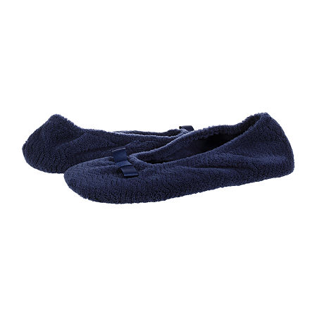 Click here for Isotoner Womens Ballerina Slippers  Medium  Blue prices