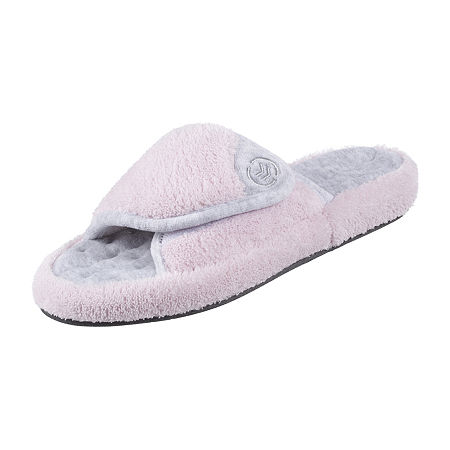 Isotoner Womens Microterry Pillowstep Slide Slipper  Online Only - Petal Pink