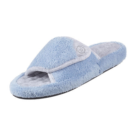 Click here for Isotoner Pillow soft slipper  8-9  Blue prices