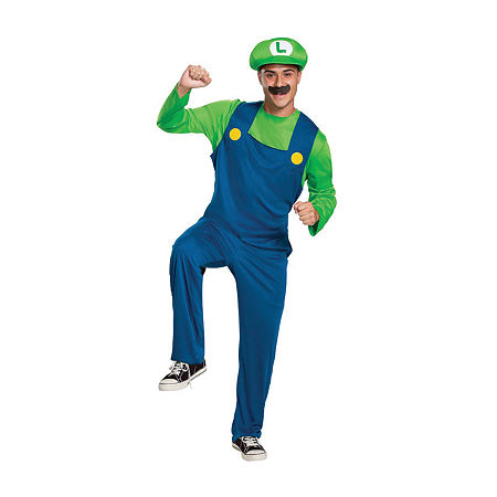 Click here for Mens Classic Luigi Costume  Small  Green prices